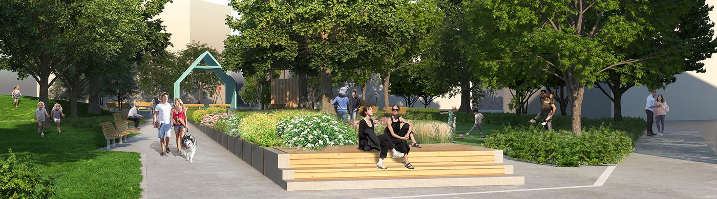 Flygparken i Amhult Centrum - Göteborgs Stad