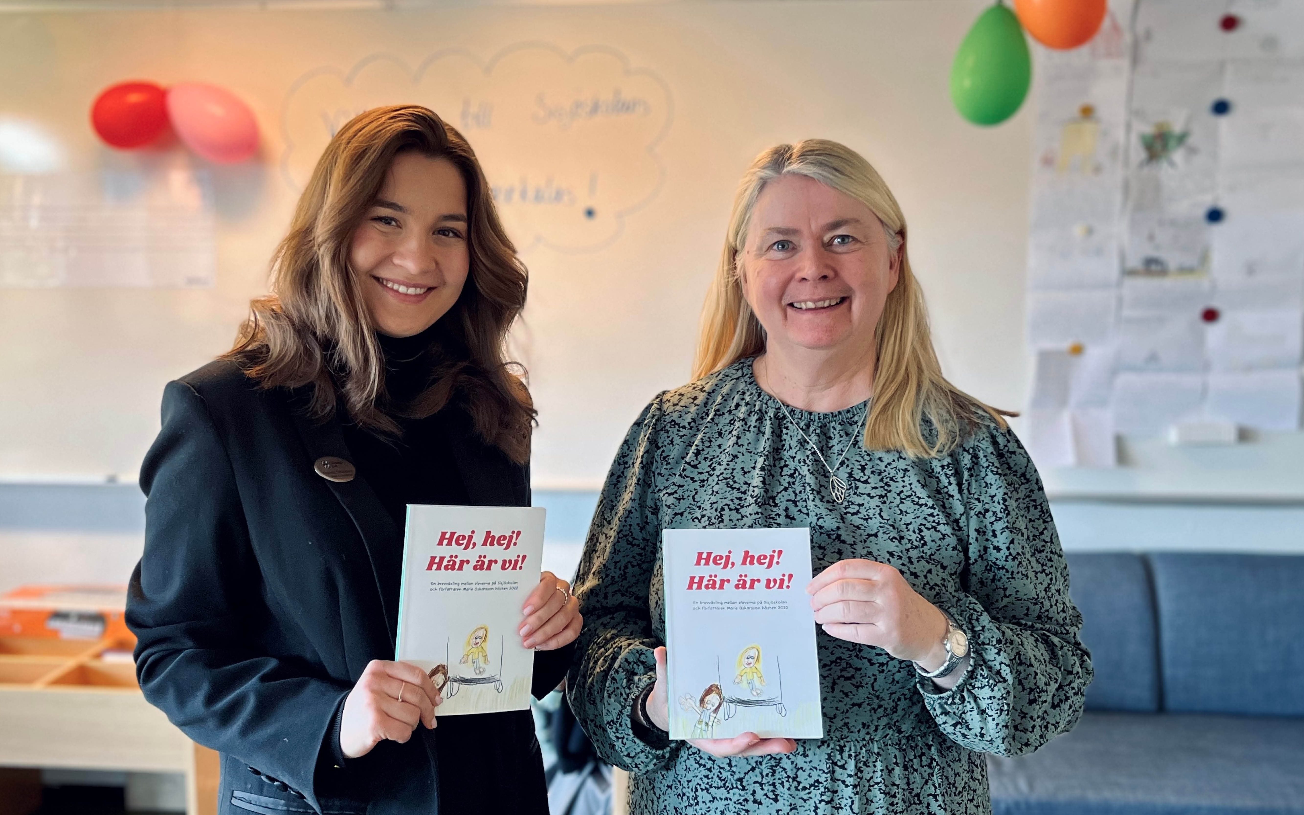 Elever övar på att skriva och har skapat en egen bok - Sisjöskolan F-3 ...